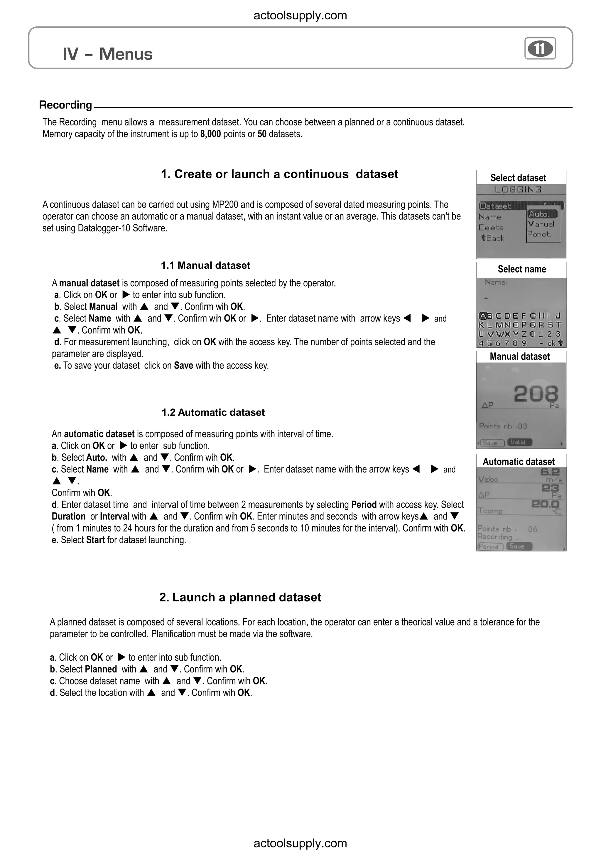 Kimo MP 200 G Thermo Anemometer Datasheet | PDF