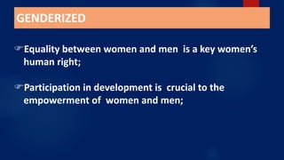 Acknowledging Gender Mainstreaming | PPTX