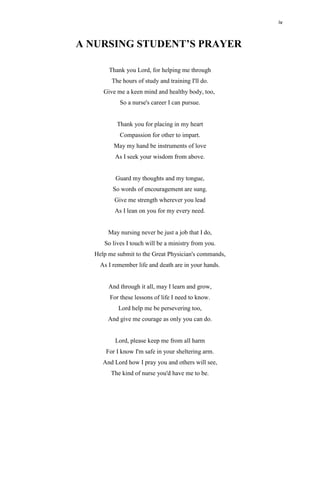 Nursing Student Prayer