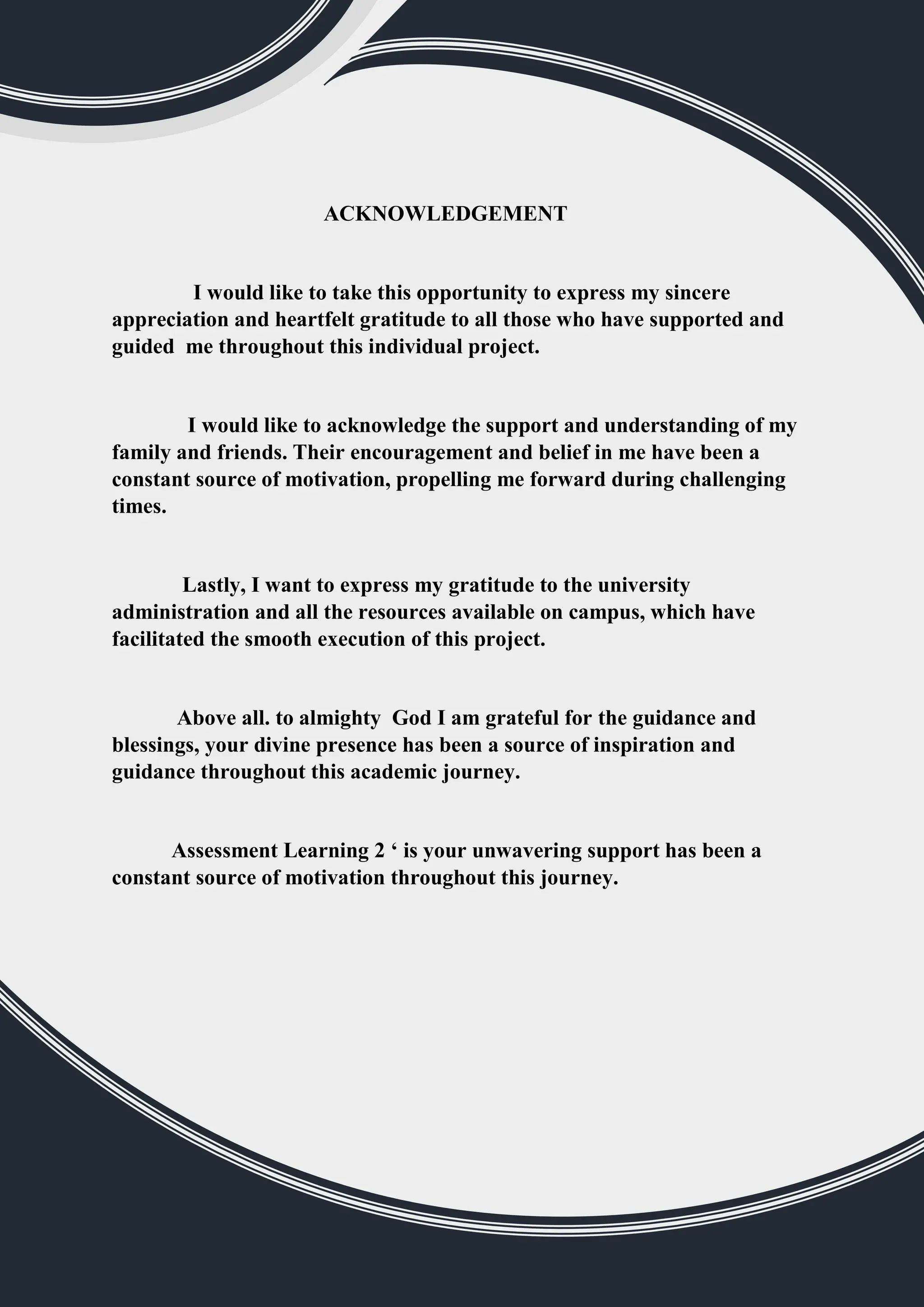 ACKNOWLEDGEMENT.docx about the author bped | DOCX