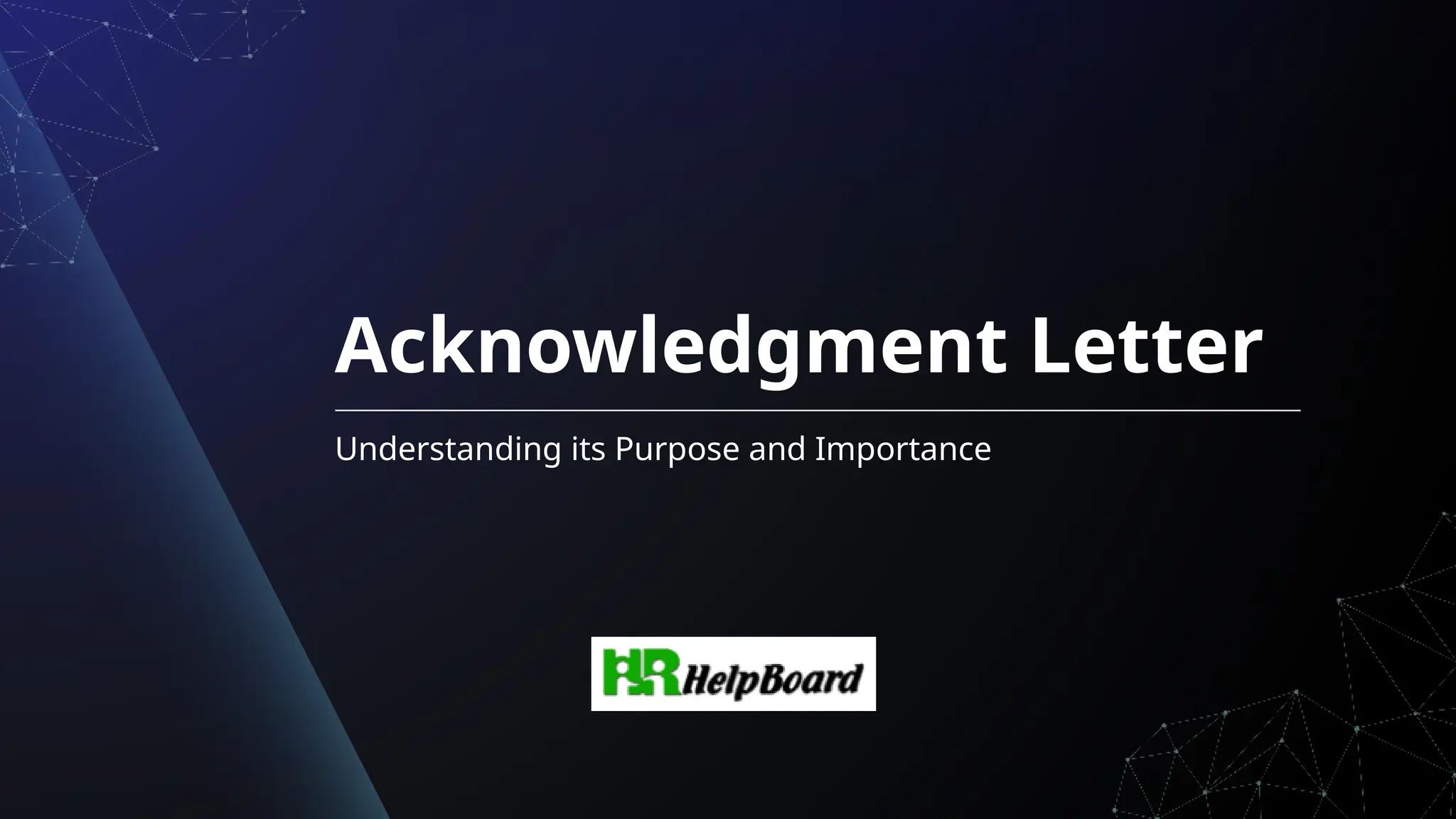Acknowledgement Letter Sample, Acknowledgement Letter Example | PPT