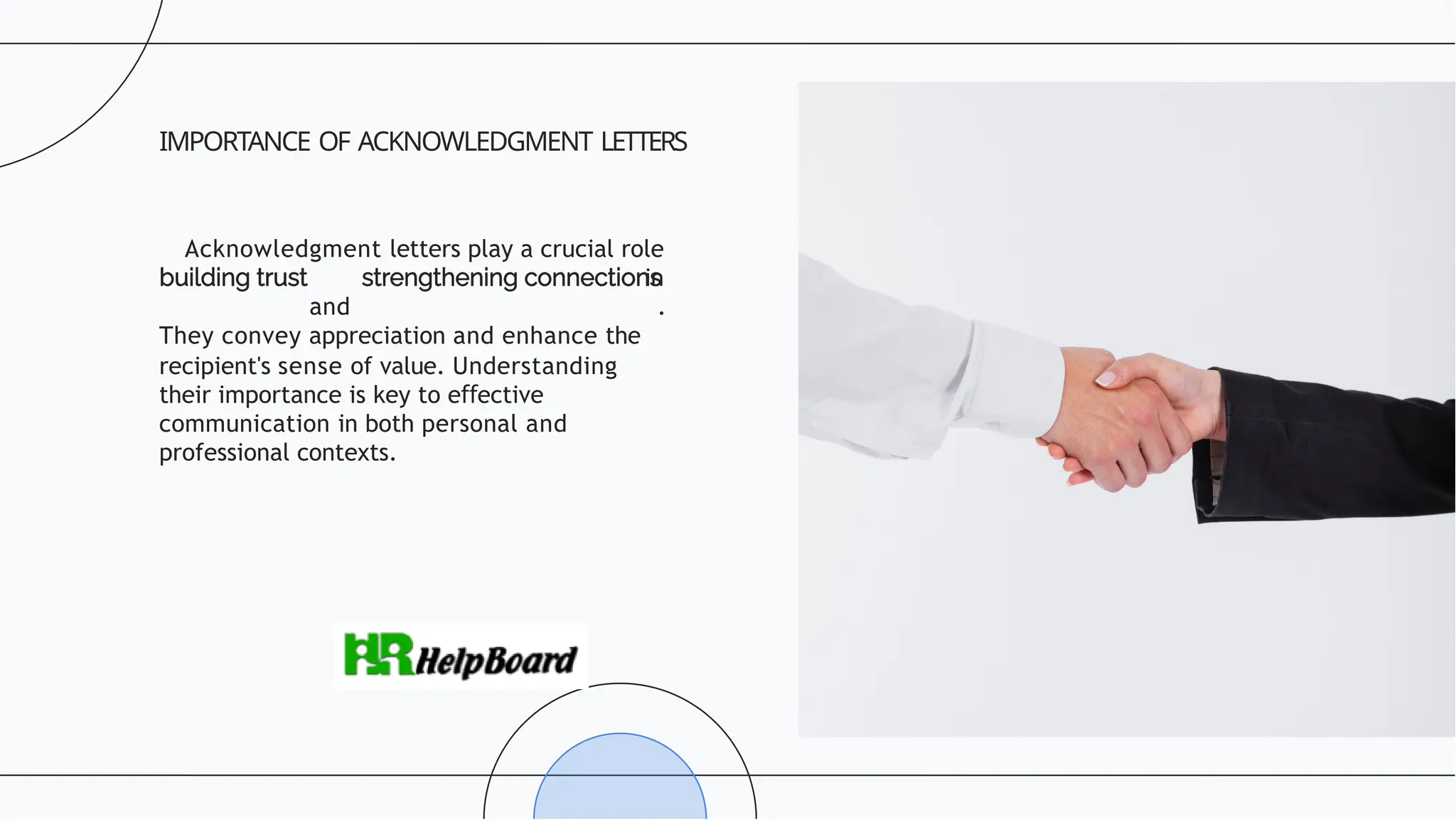 Acknowledgement Sample, Acknowledgement Letter | PPTX