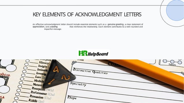 Acknowledgement Sample, Acknowledgement Letter | PPTX