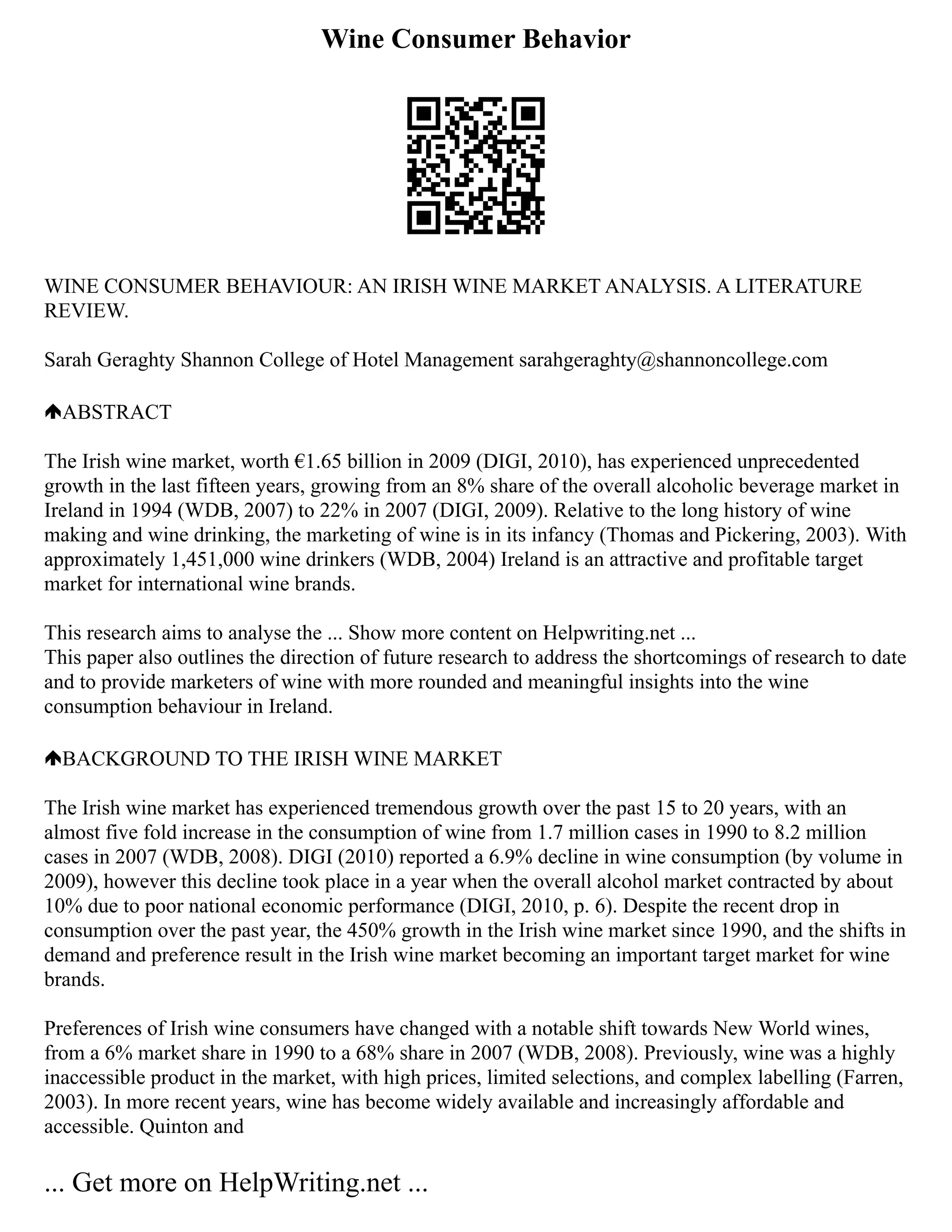 Acknowledgement Sample For Research Paper | PDF