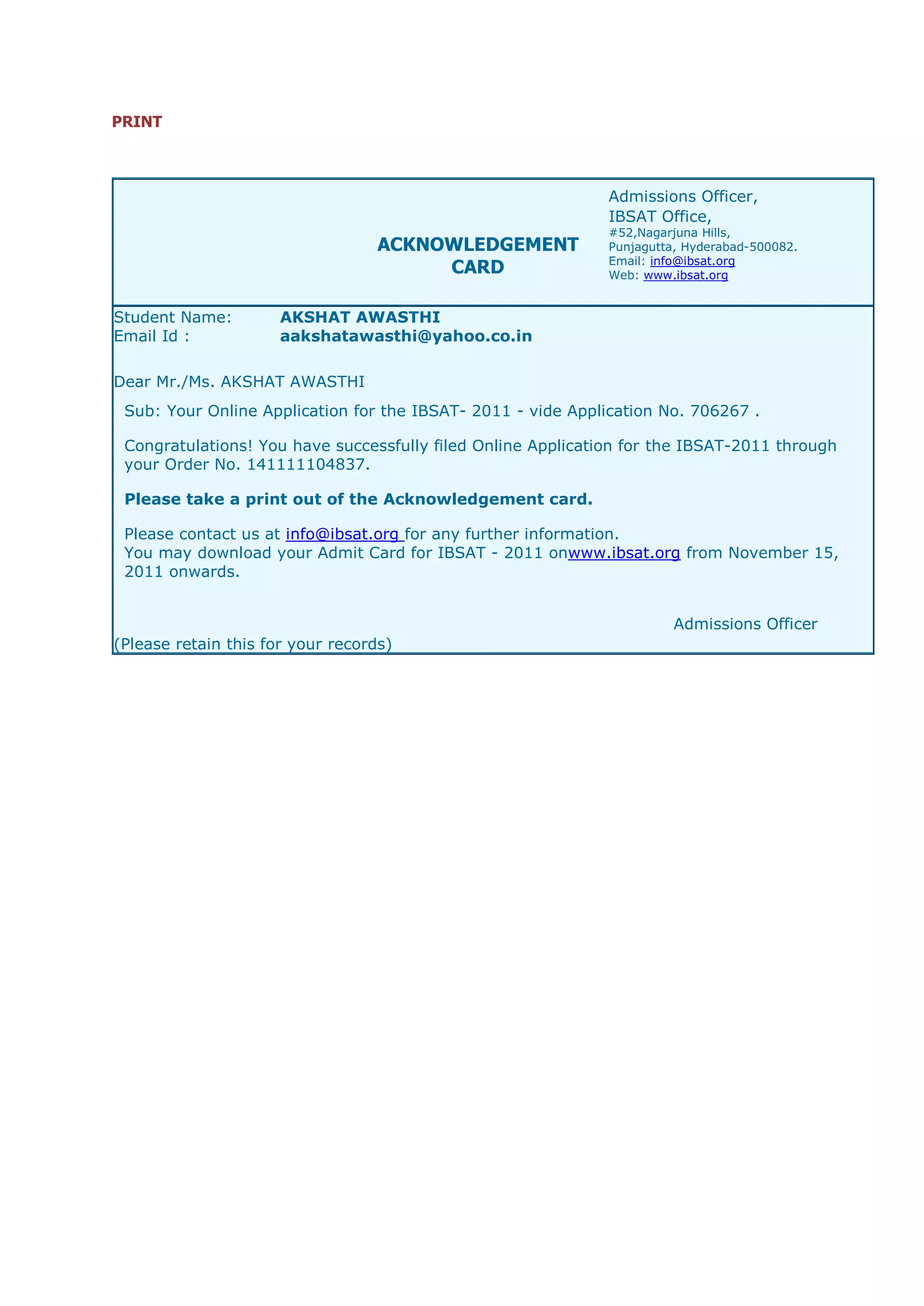 Acknowledgemnt | DOCX