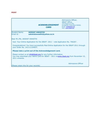 Acknowledgemnt | DOCX