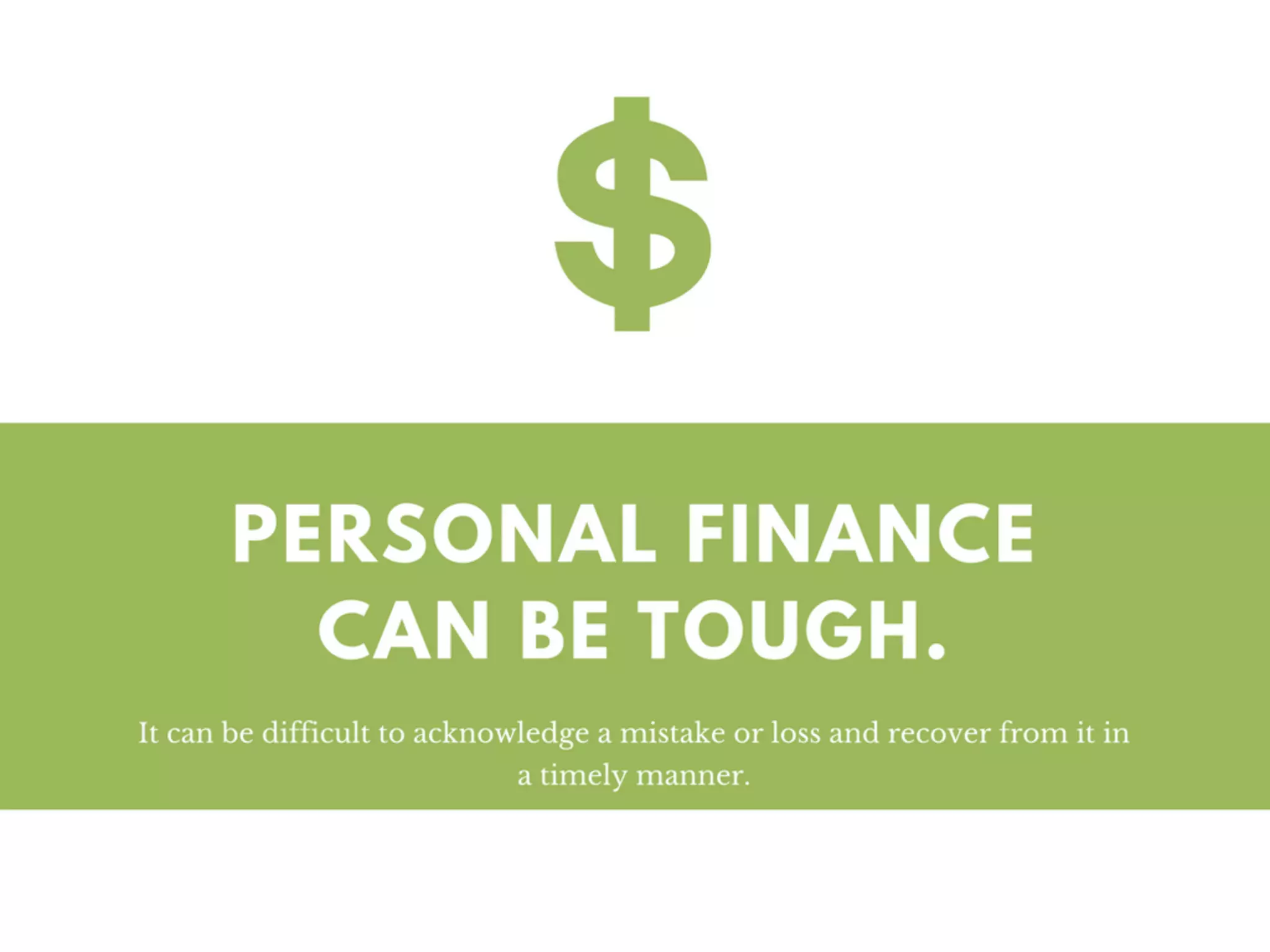 Acknowledging Your Money Missteps | PPT