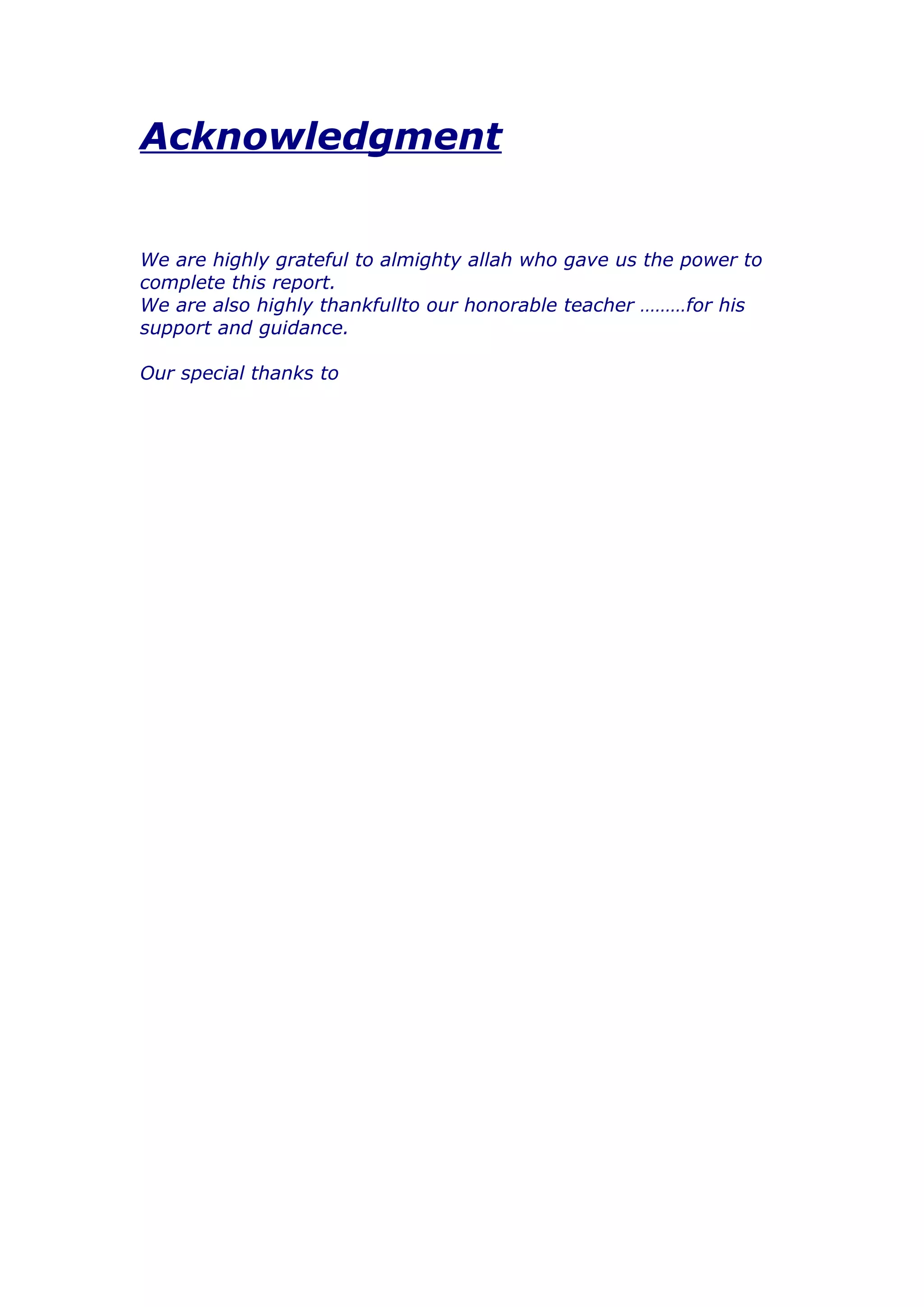 Acknowledgment | DOC