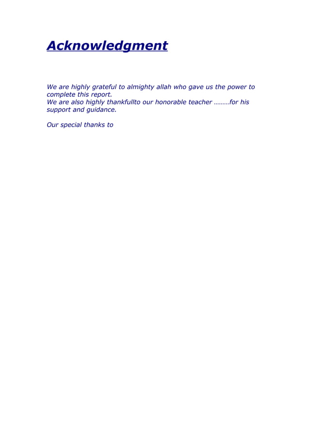 Acknowledgment | DOC