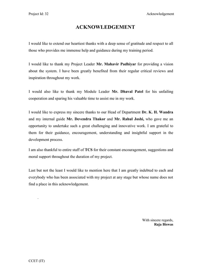 Acknowledgment | DOC