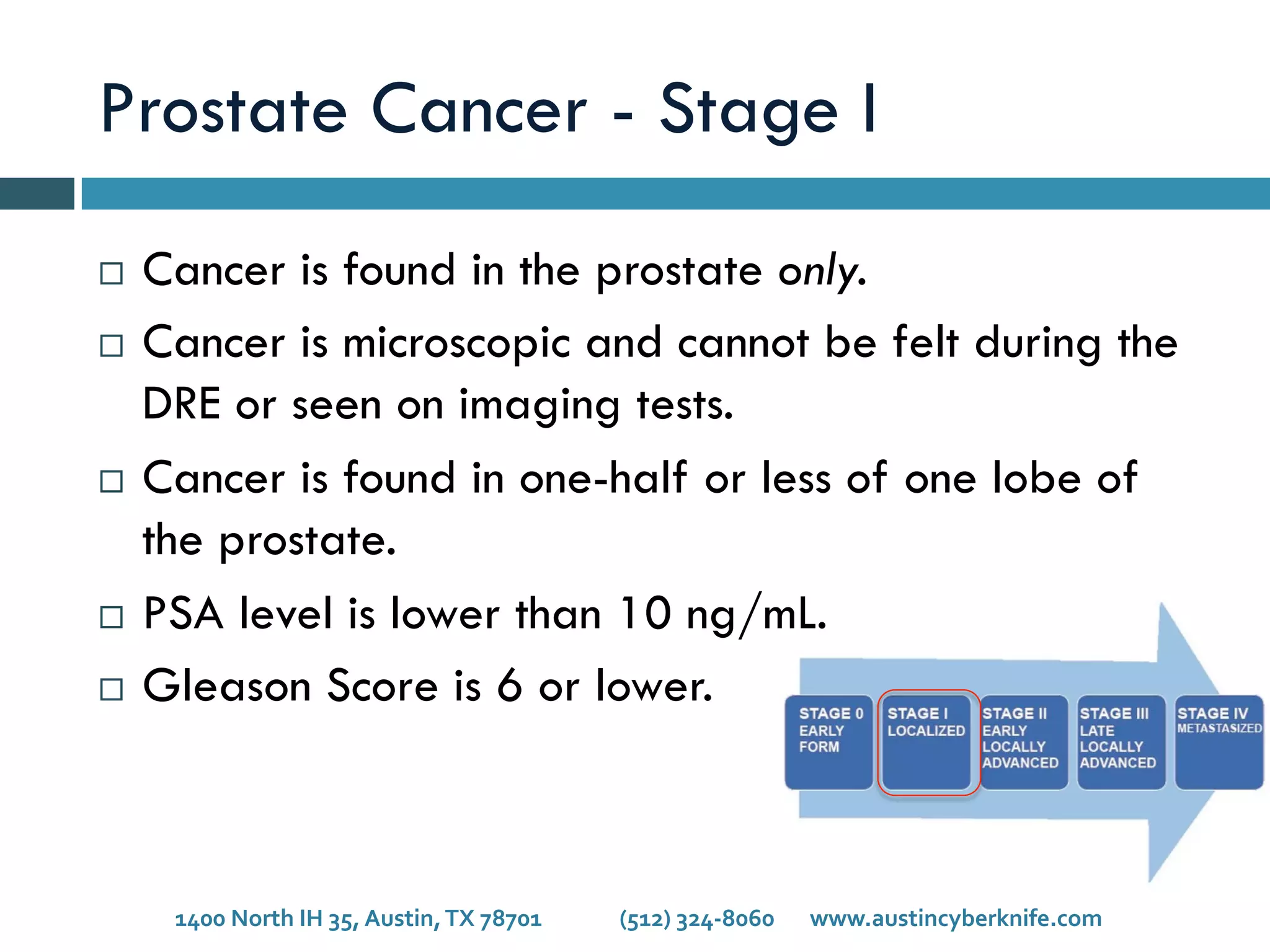 Stages of Prostate Cancer | PPT