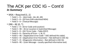 ACK Response Messages | PPT