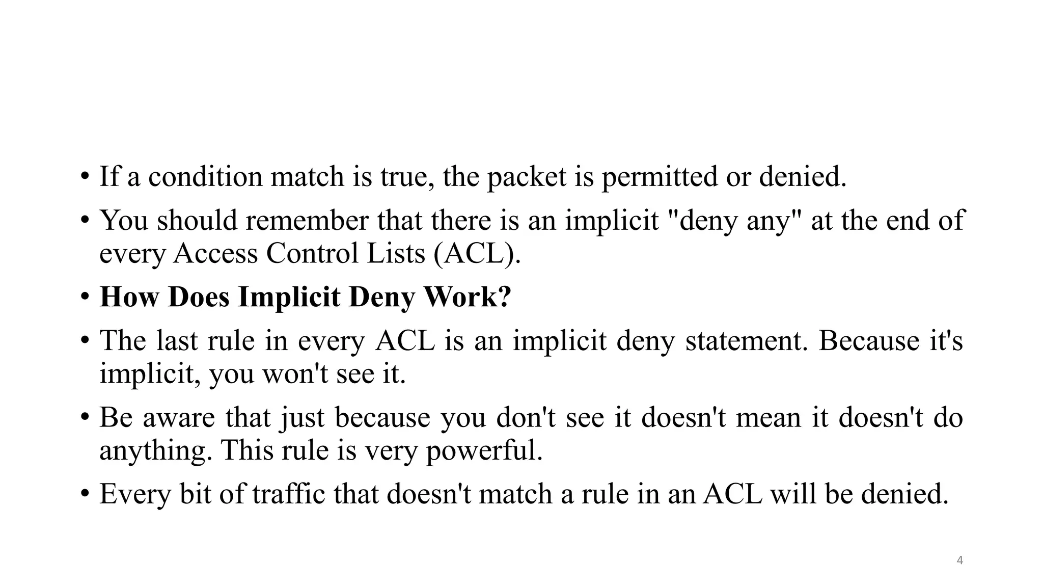 Access Control List (ACL) | PPTX