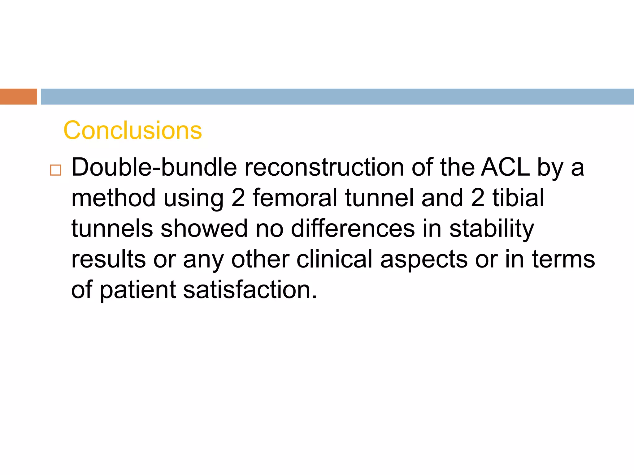 Anterior cruciate ligament-Injury & management | PPTX