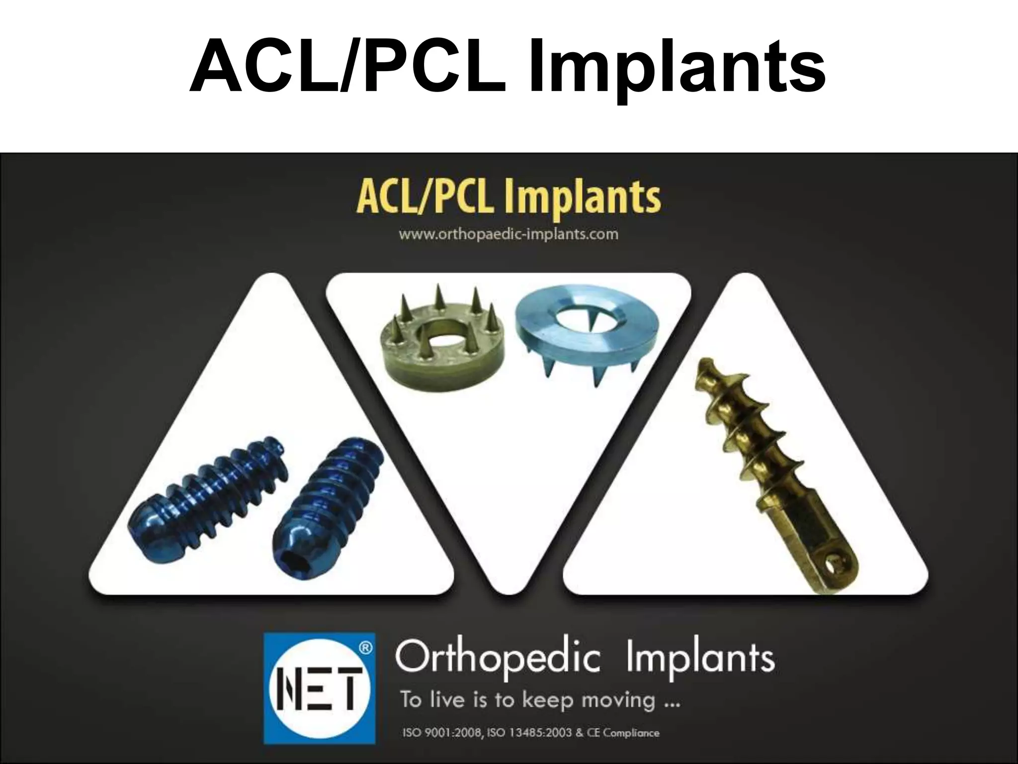Manufacturer and Suppliers Acl pcl-reconstruction-system | PPTX