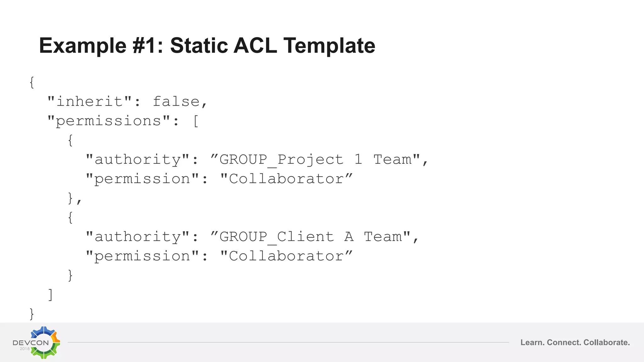 Flexible Permissions Management with ACL Templates | PPTX
