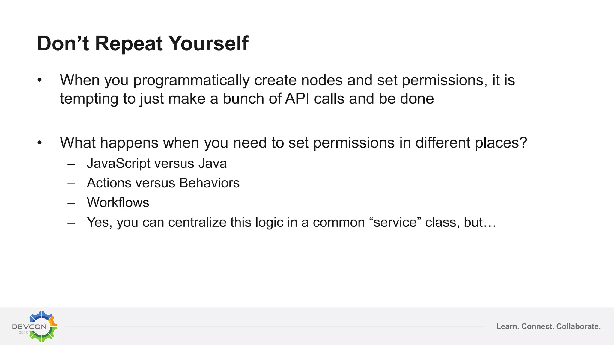 Flexible Permissions Management with ACL Templates | PPTX