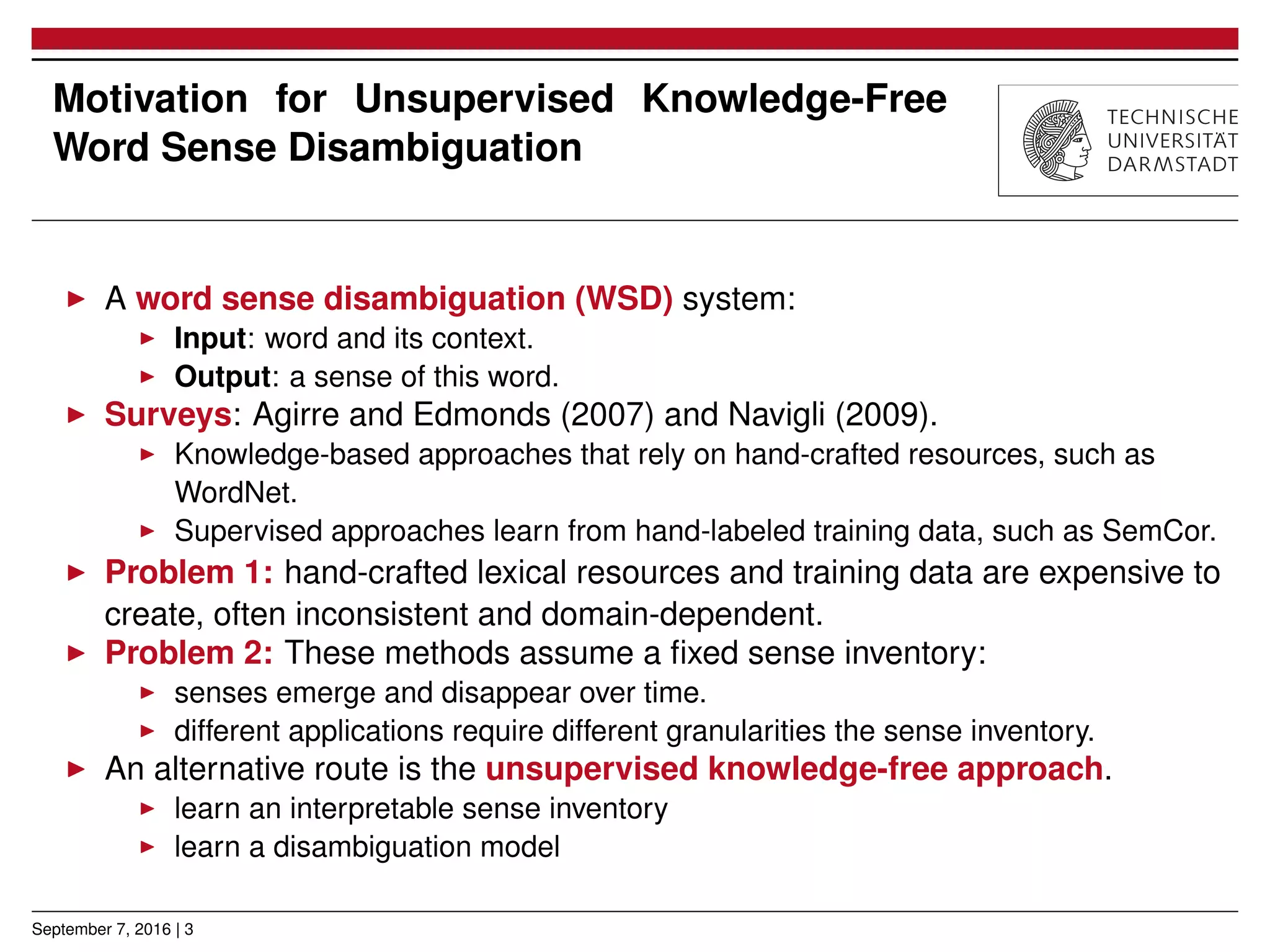 Noun Sense Induction And Disambiguation Using Graph Based Distributio