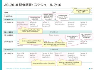 ACL2018の歩き方 | PPT