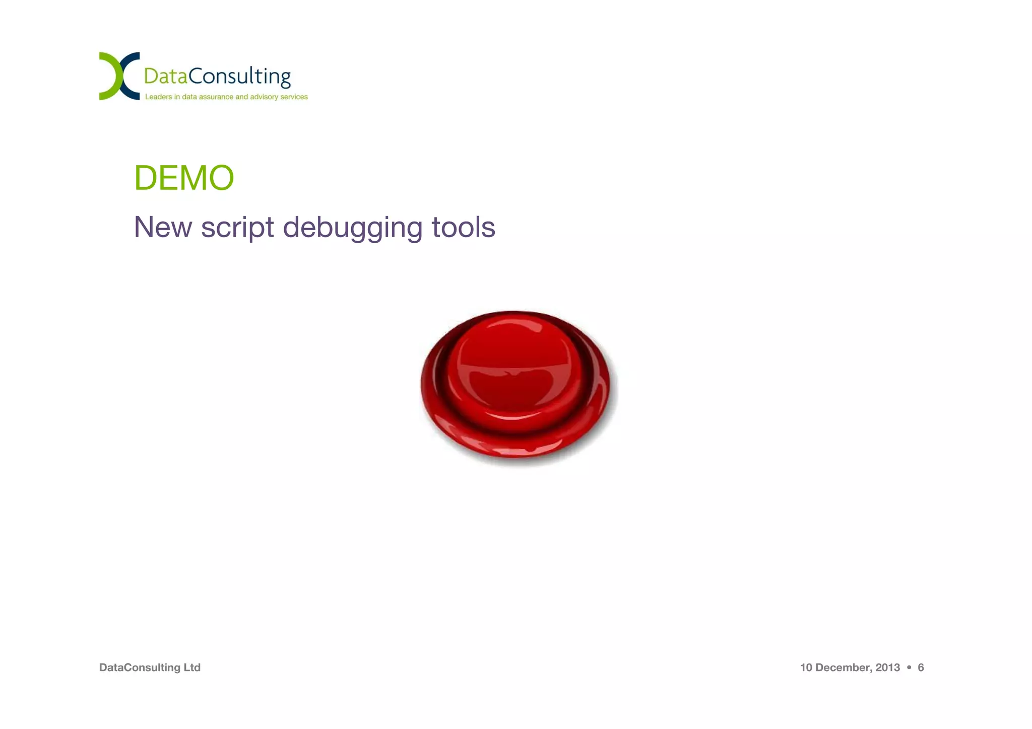 Acl Analytics10.5 New Features | PPT