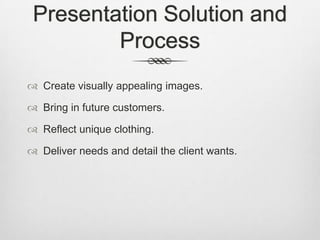 Aclark client presentation | PPT