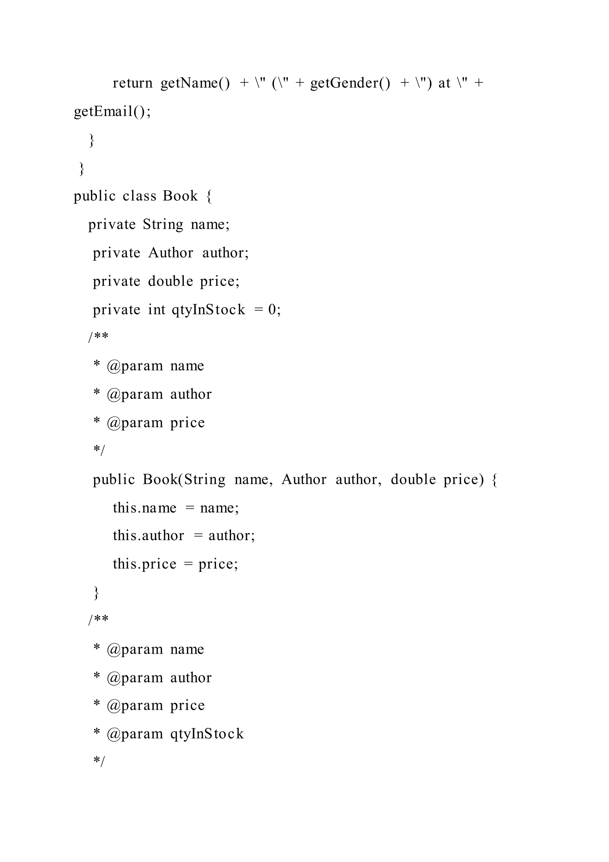 A class called Book is designed as shown in the class diagram. It co.docx