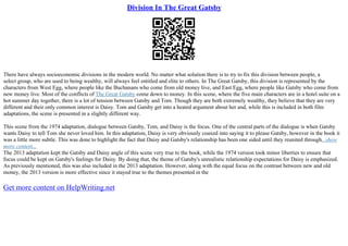 A Class DIvided Essay | PDF