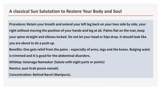 A classical sun salutation to restore your body | PDF