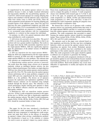 A Classification And Comparison Of Credit Assignment Strategies In Multiobjective Adaptive ...