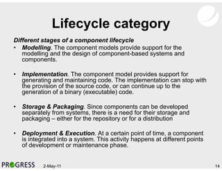 A Classification Framework For Component Models | PDF