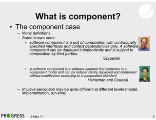 A Classification Framework For Component Models | PDF