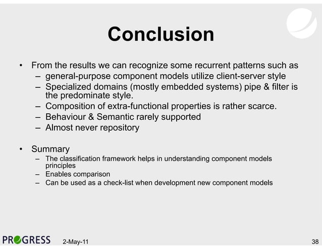 A Classification Framework For Component Models | PDF | Graphics Software | Computer Software ...