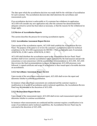 ISO/IEC 17025 Accreditation Requirements | PDF