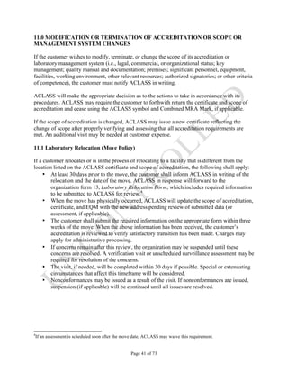 ISO/IEC 17025 Accreditation Requirements | PDF