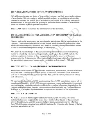 ISO/IEC 17025 Accreditation Requirements | PDF