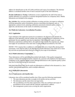 ISO/IEC 17025 Accreditation Requirements | PDF