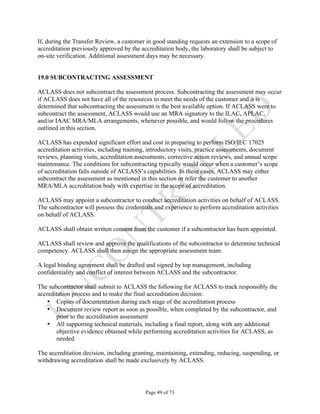 ISO/IEC 17025 Accreditation Requirements | PDF