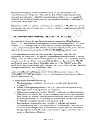 ISO/IEC 17025 Accreditation Requirements | PDF