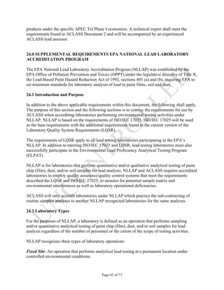 ISO/IEC 17025 Accreditation Requirements | PDF