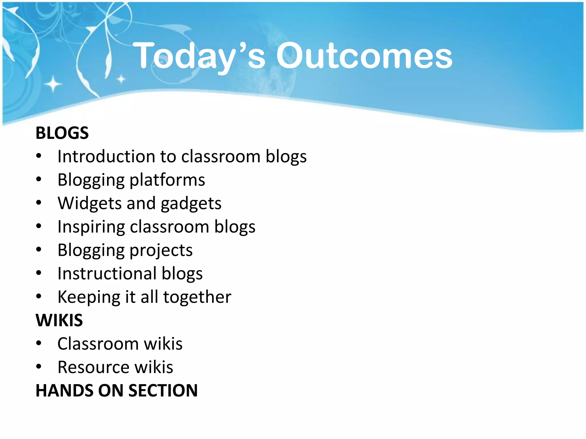A classroom blog AND a classroom wiki? Show me!_beal | PDF