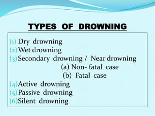 Drowning | PPTX | First Aid | Injuries