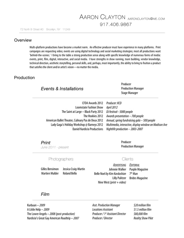 Aaron Clayton Resume | PDF