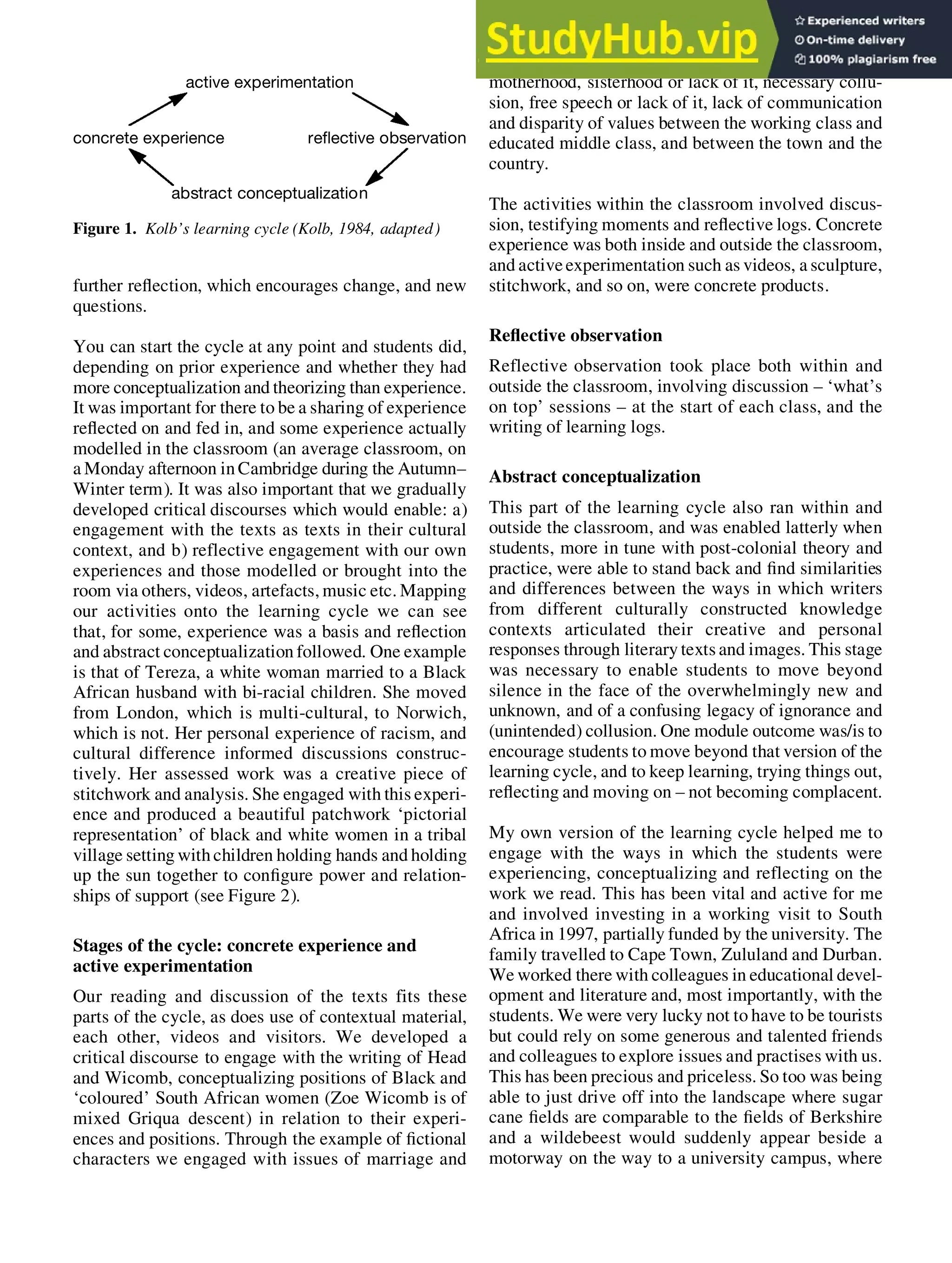 A Clearing In The Bush Teaching South African Women S Writing | PDF