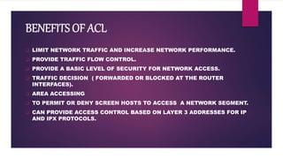 ACL & EIGRP | PPT