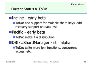 A Clever Way to Scale-out a Web Application | PPT