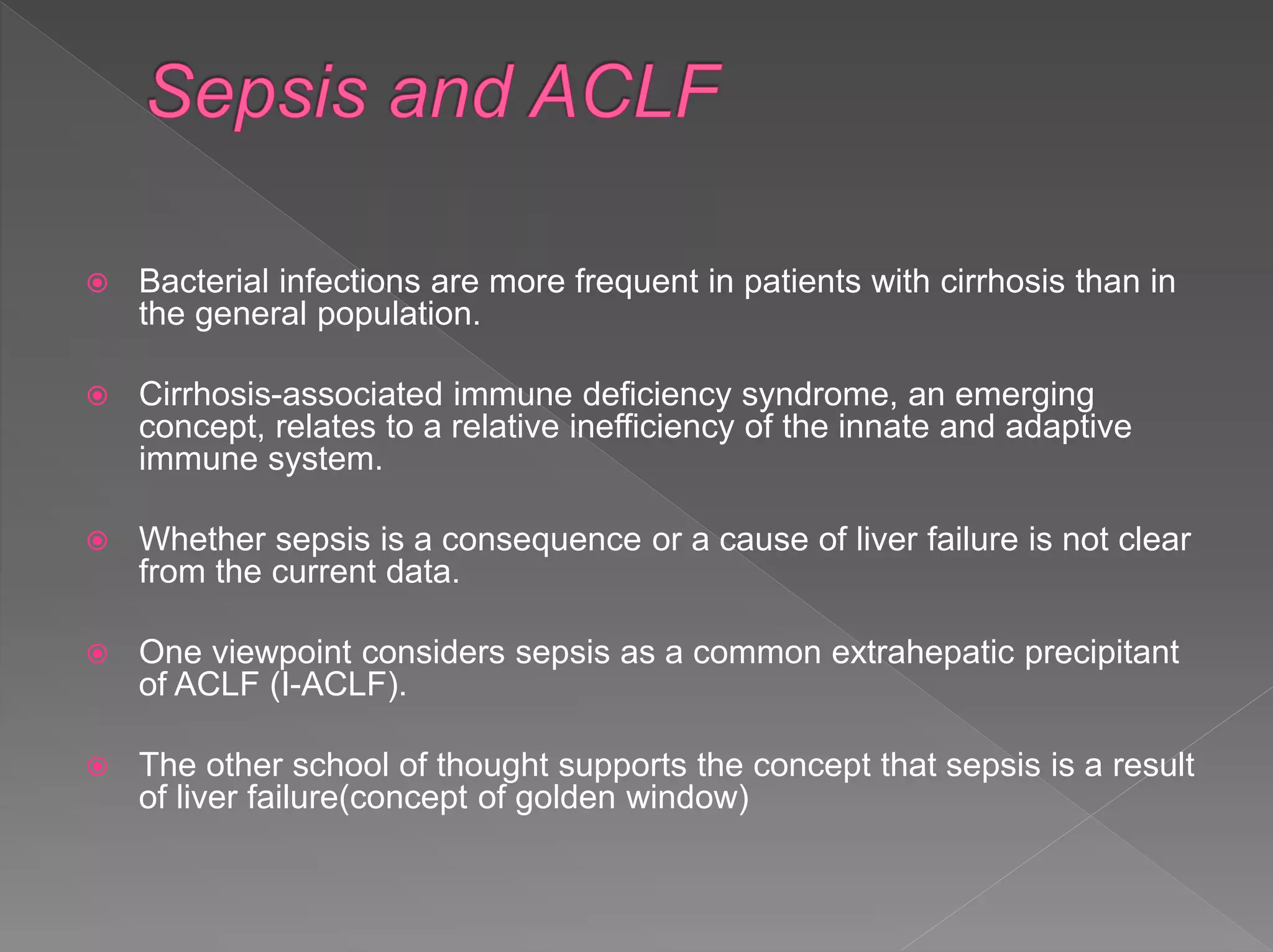 Acute on chronic Liver Failure (ACLF) | PPTX
