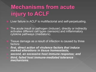 Acute on chronic Liver Failure (ACLF) | PPTX