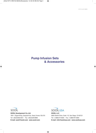 Dana Insulin pump Infusion Sets & Accessories | PDF