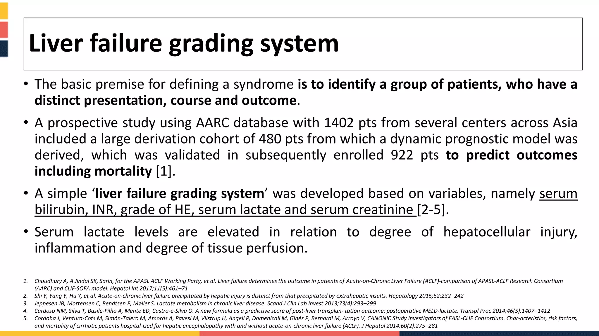 Acute on Chronic Liver Failure (ACLF) | PPTX