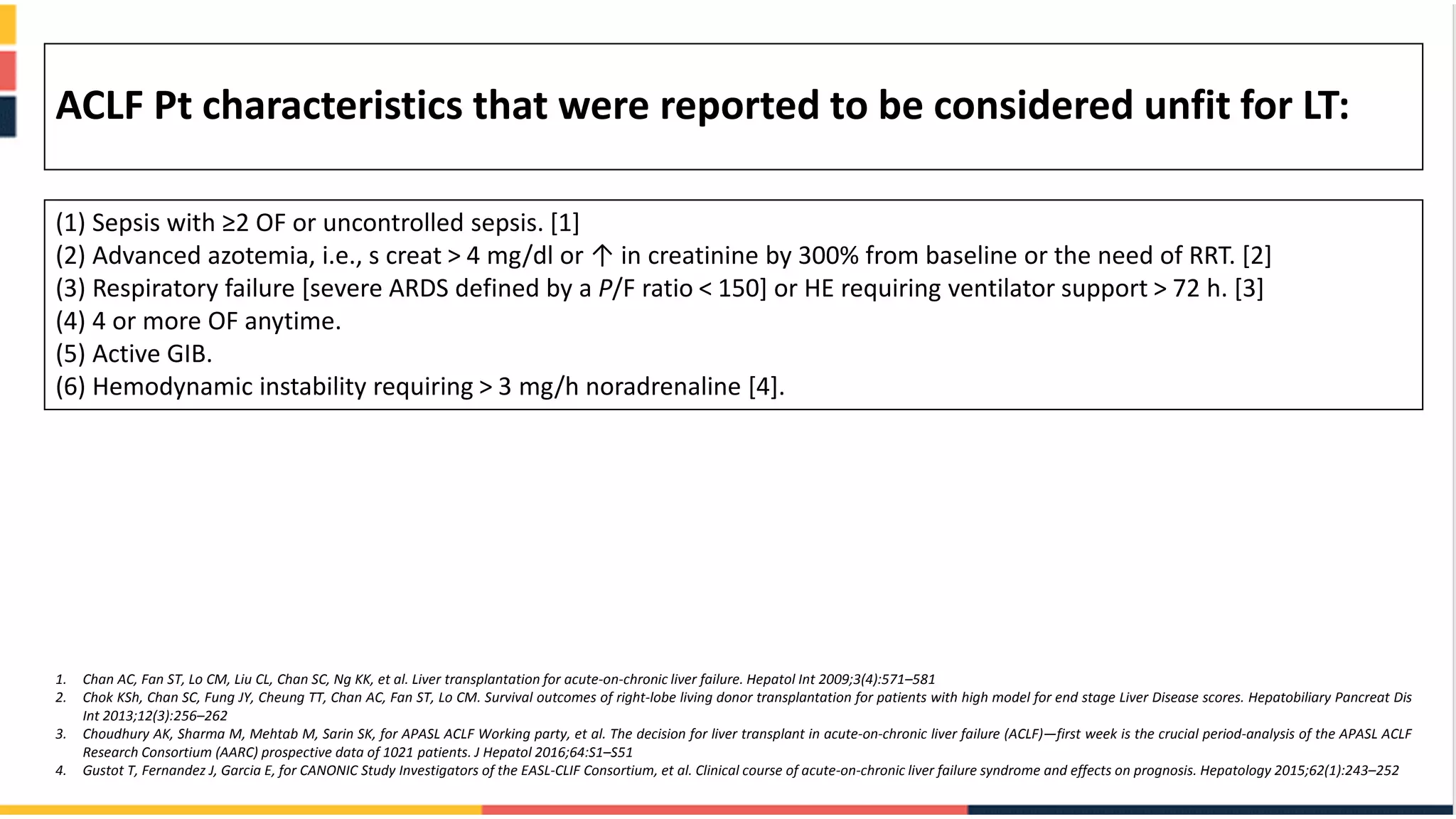 Acute on Chronic Liver Failure (ACLF) | PPTX